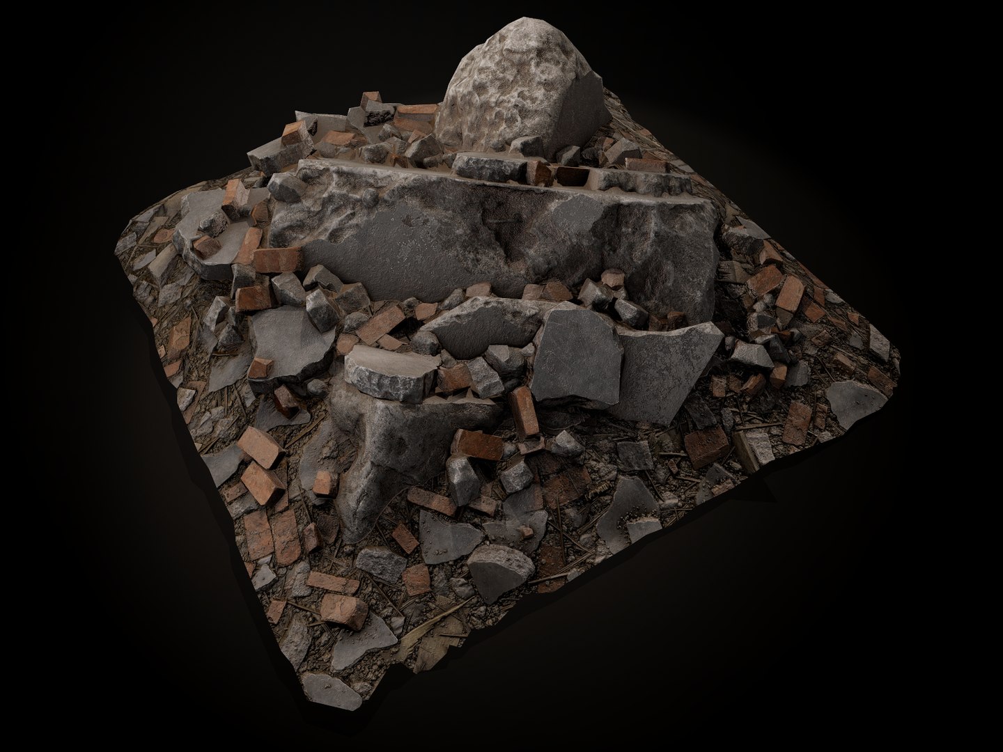 Debris Piles 3D Model - TurboSquid 1444036