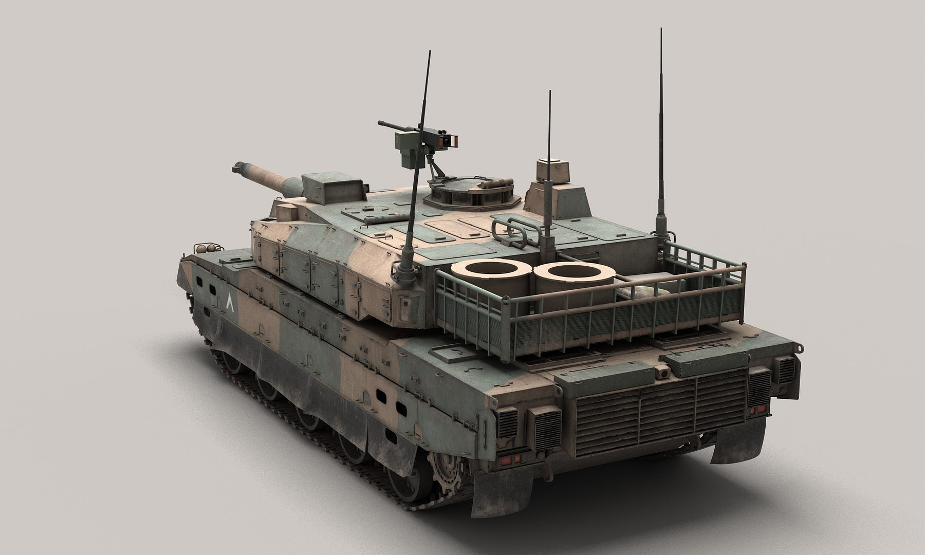 3D Japan Type 10 Main Battle Tank - TurboSquid 2529844