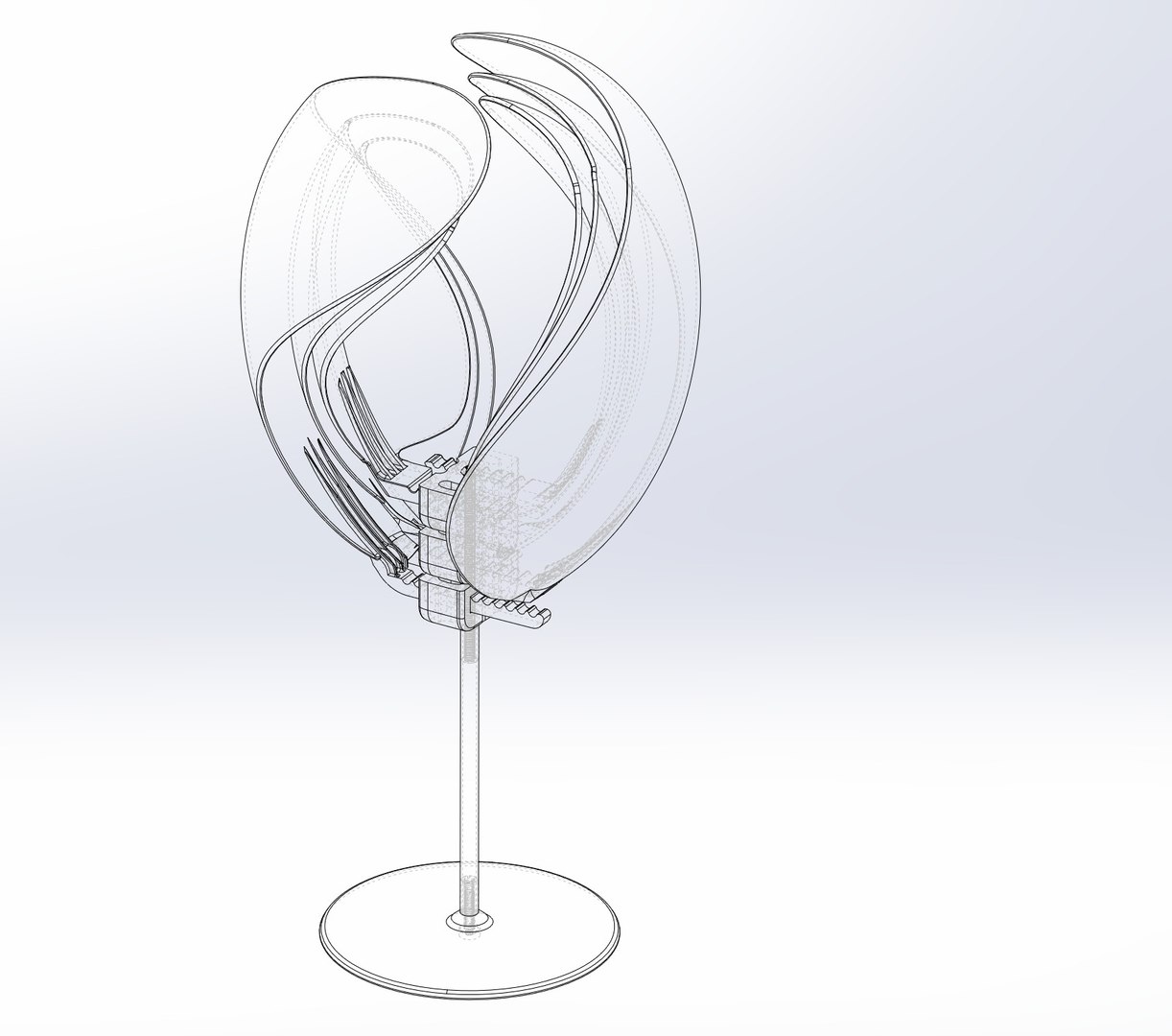 KINETIC WIND SCULPTURE 3D - TurboSquid 1788275