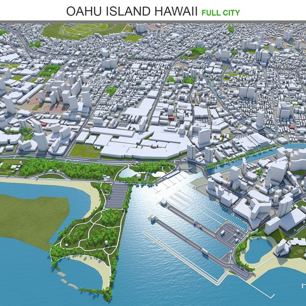 3D Oahu Models | TurboSquid