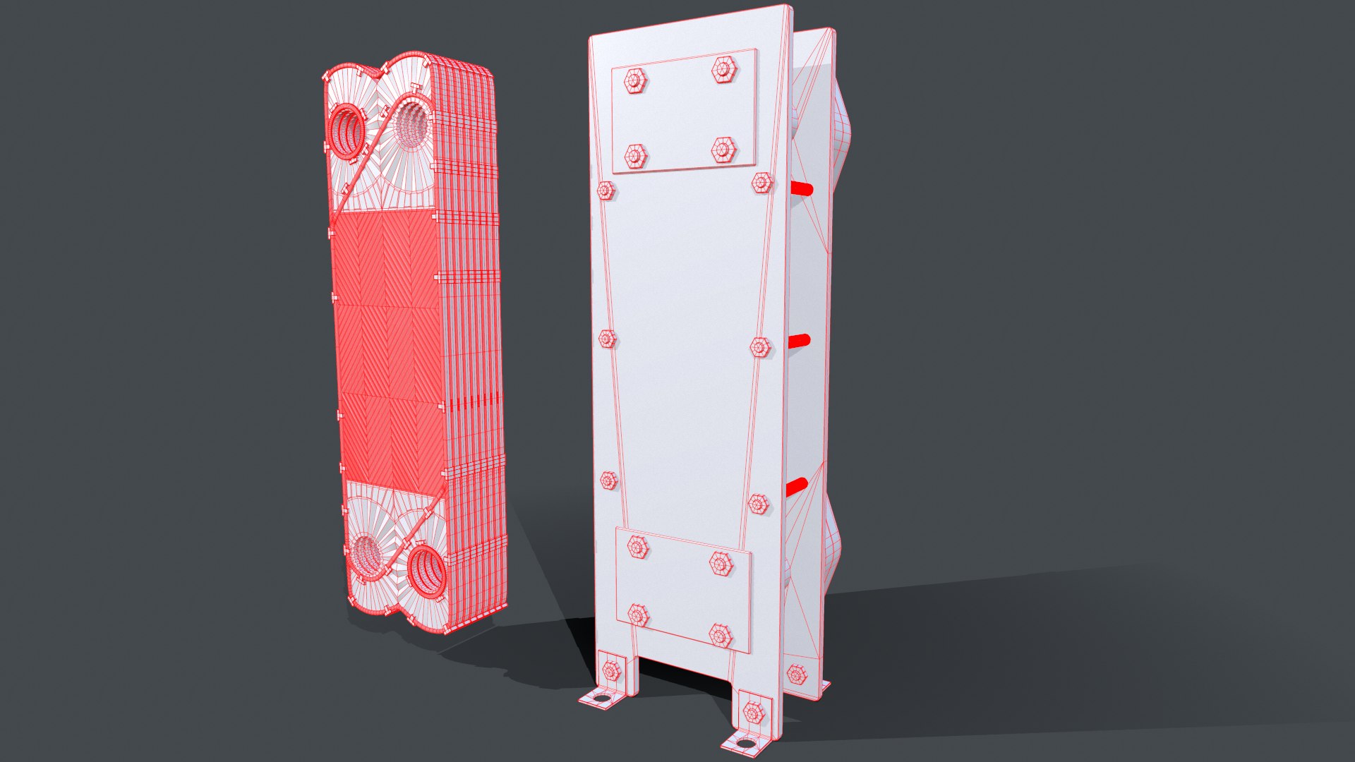 Plate Heat Exchanger 3D - TurboSquid 1666840