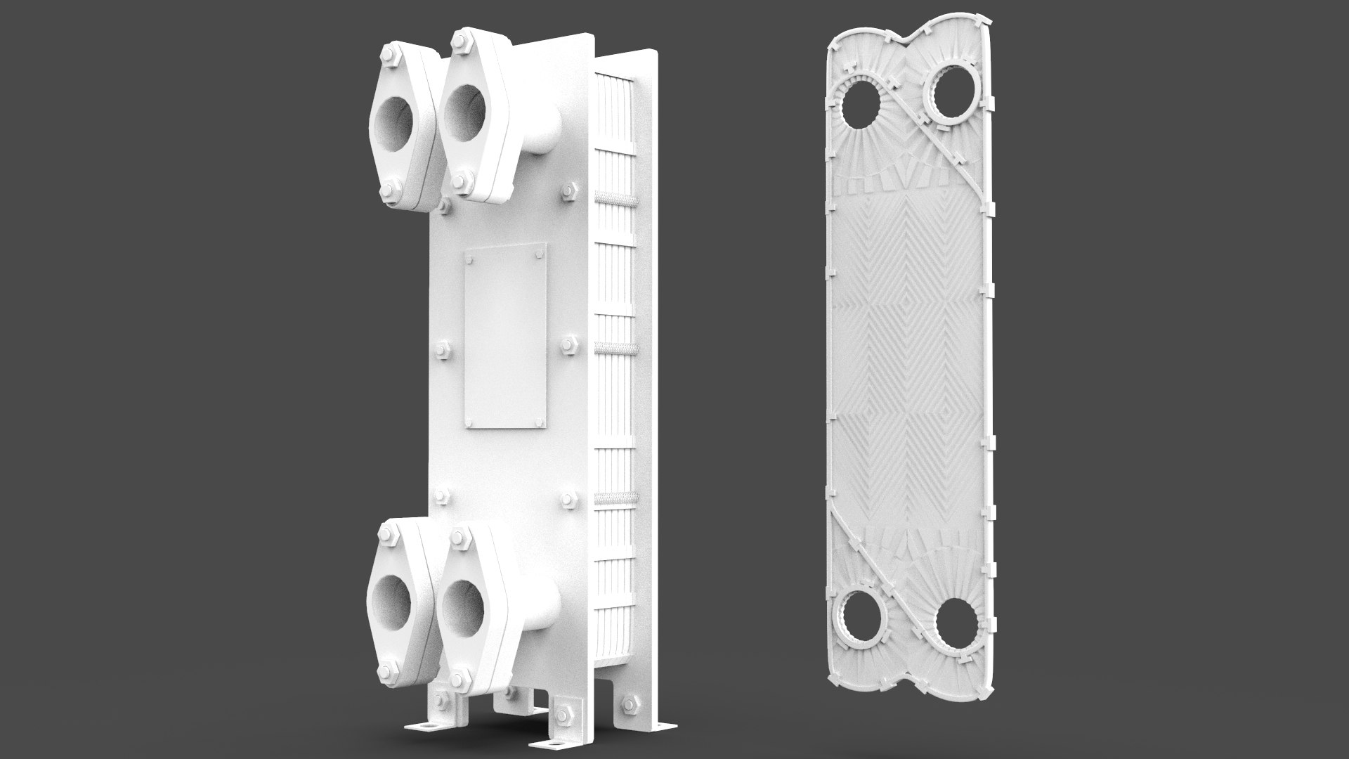 Plate Heat Exchanger 3D - TurboSquid 1666840