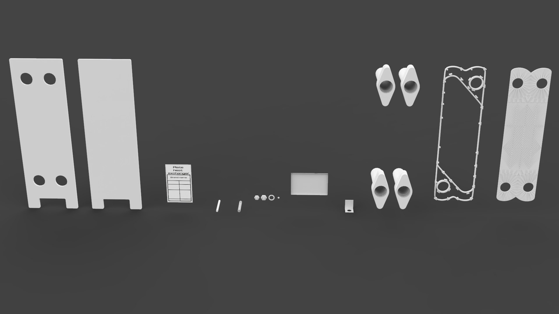 Plate Heat Exchanger 3D - TurboSquid 1666840