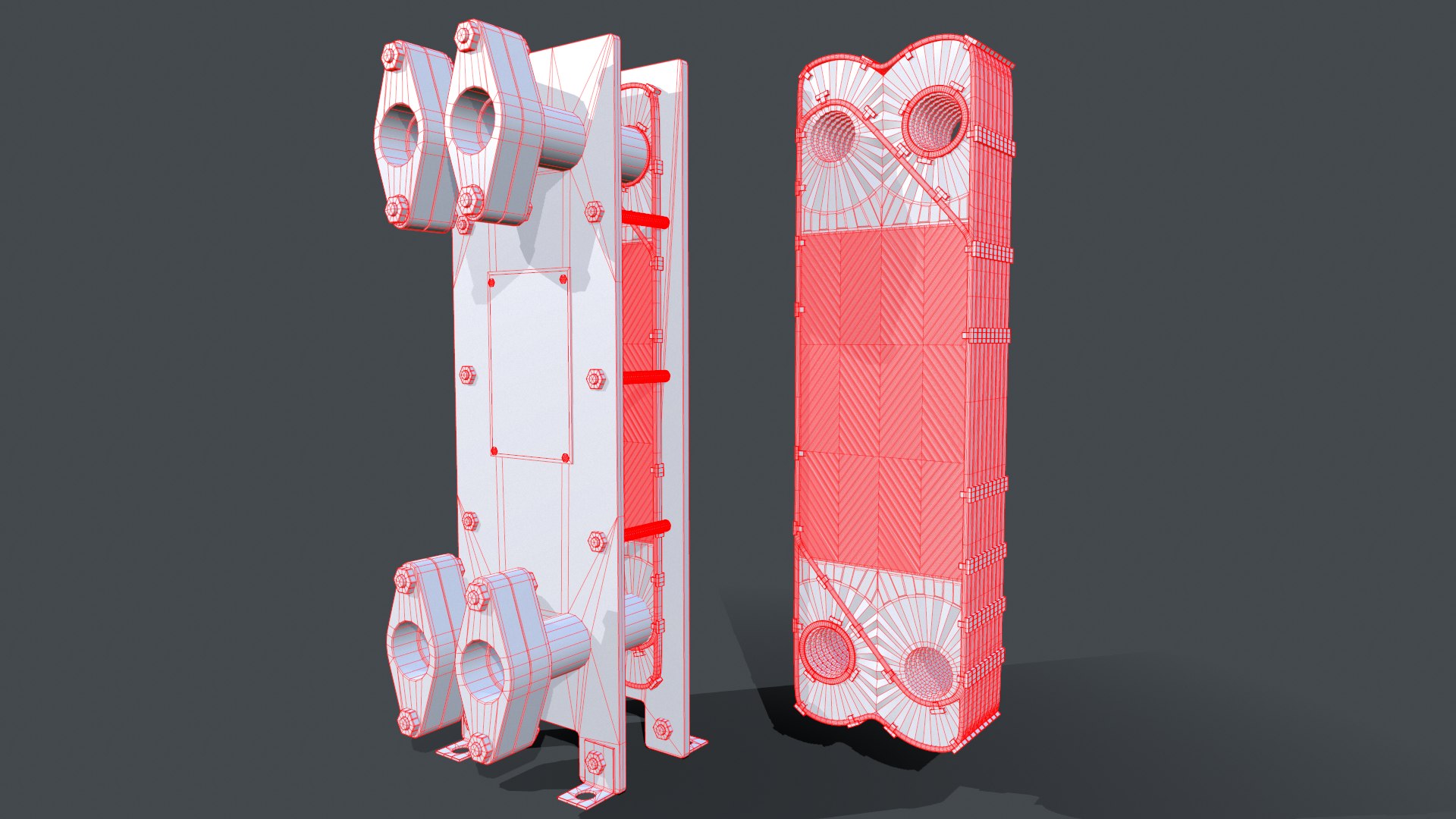 Plate Heat Exchanger 3D - TurboSquid 1666840
