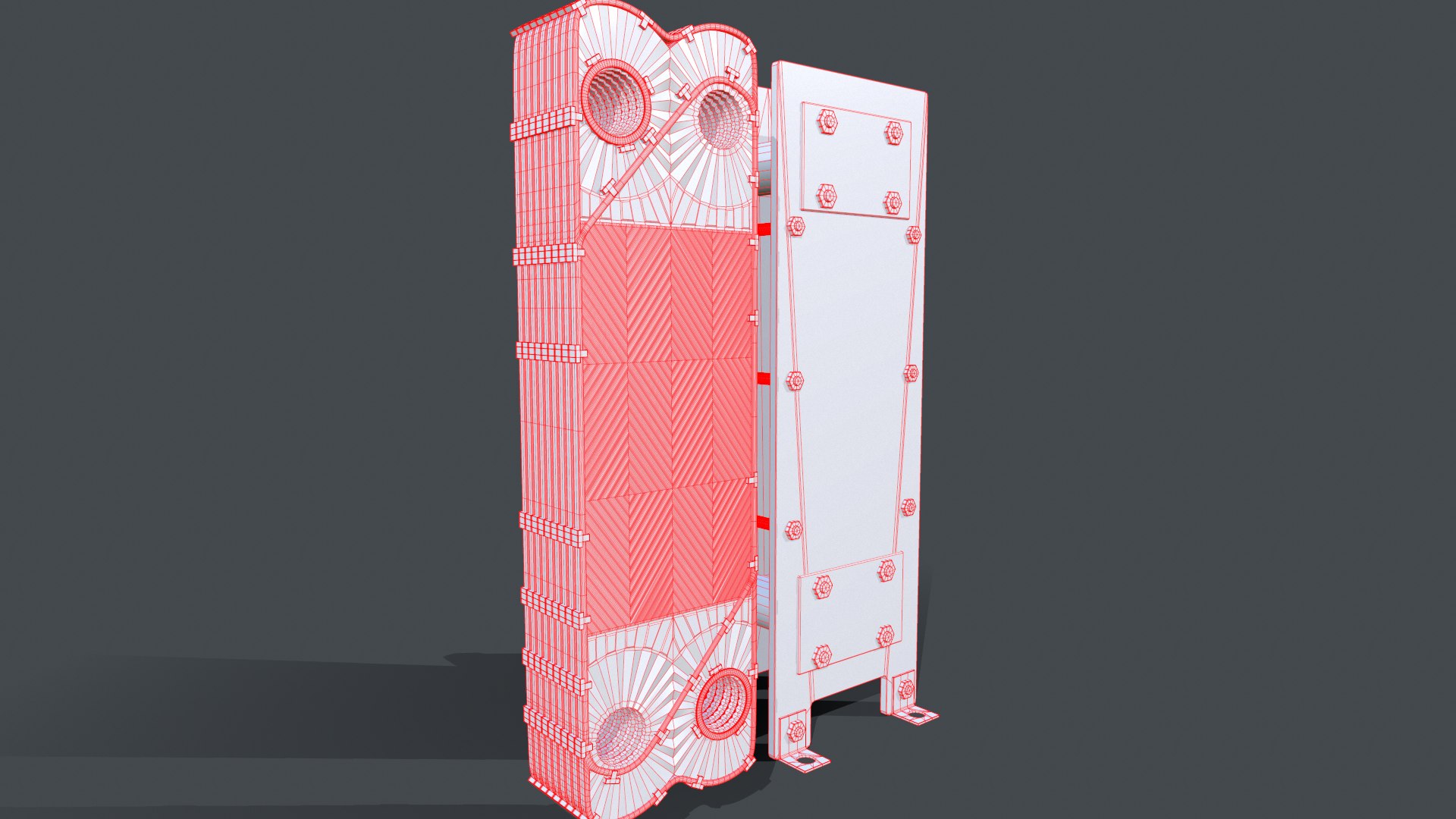 Plate Heat Exchanger 3D - TurboSquid 1666840