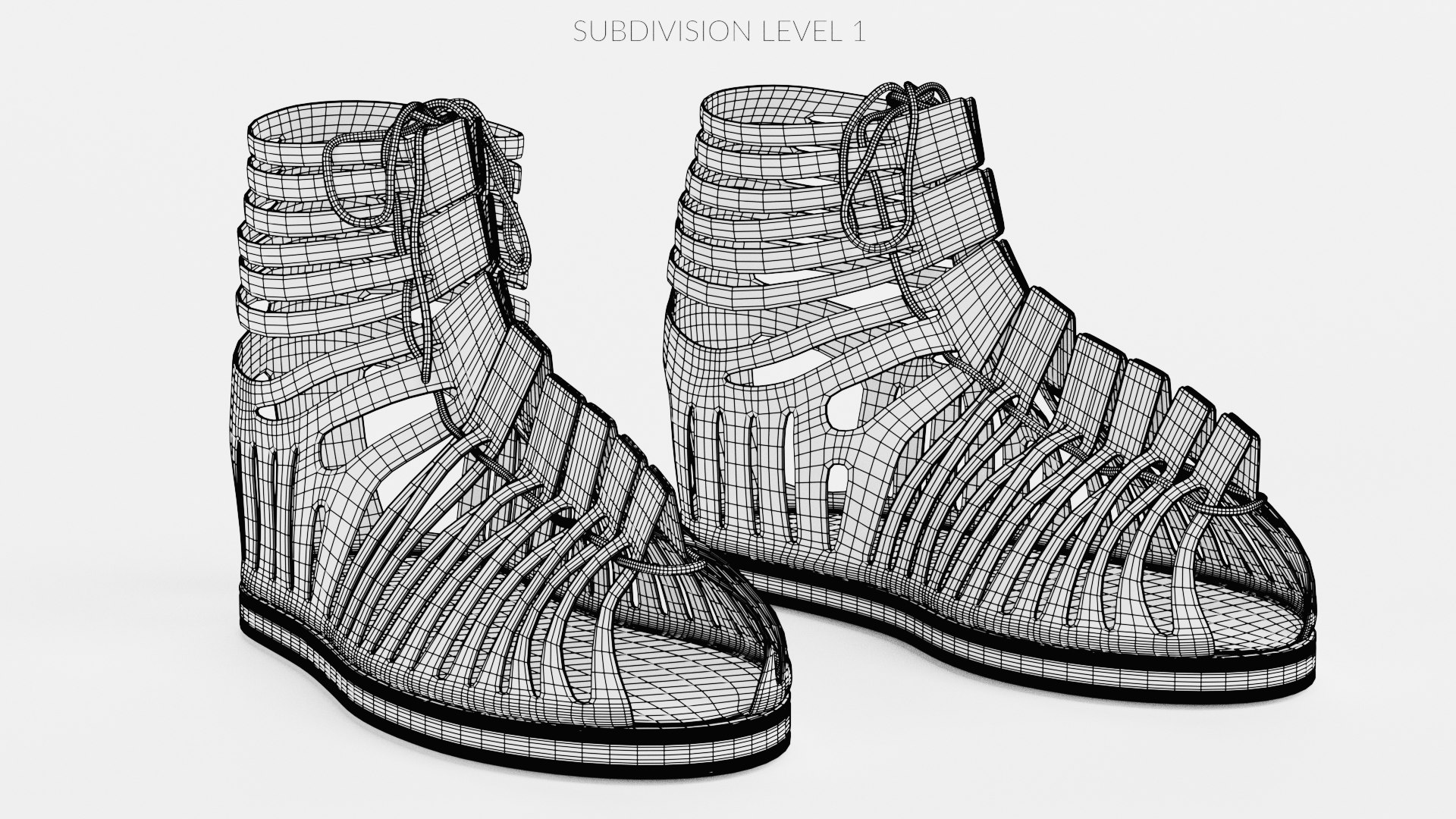 3D Caligae Sandals - TurboSquid 1882981