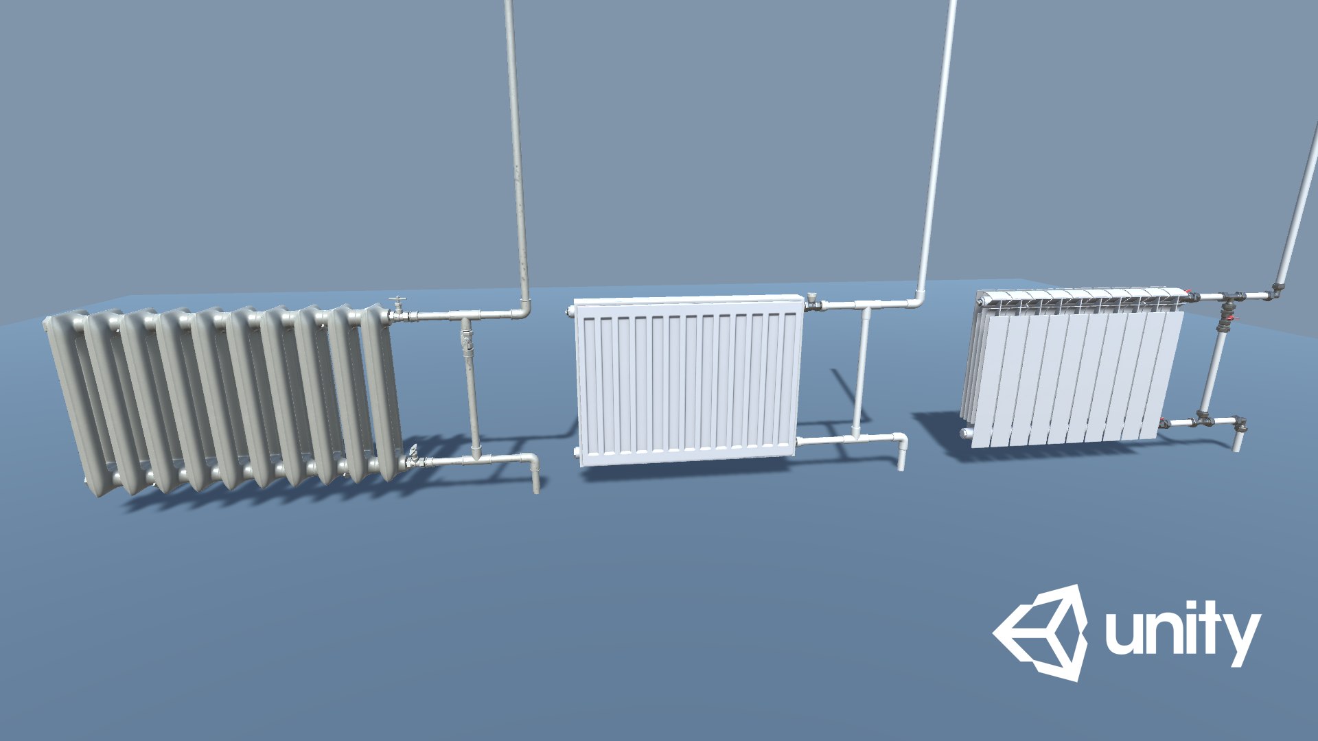 Radiators With Modular Pipes 3D Model - TurboSquid 1779053