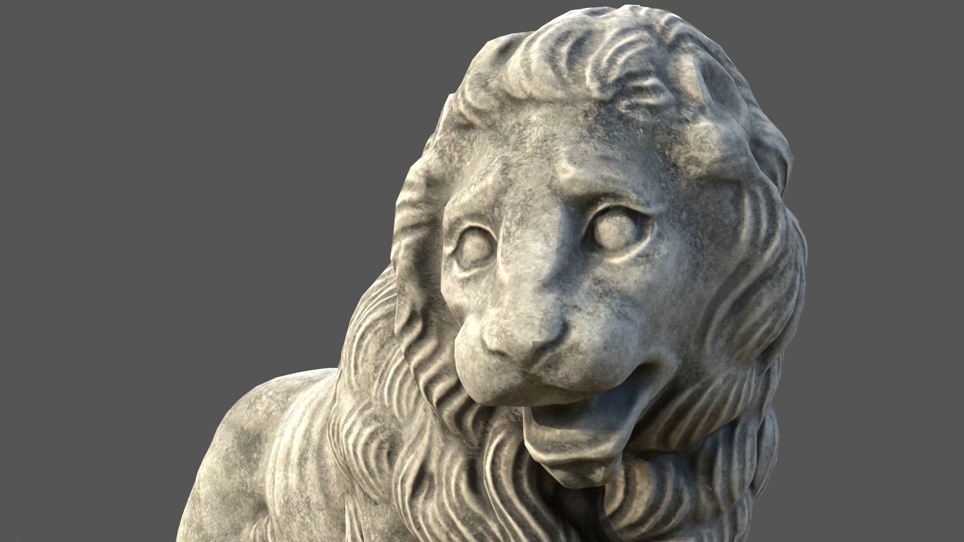 Lion Statue Model - TurboSquid 2343830