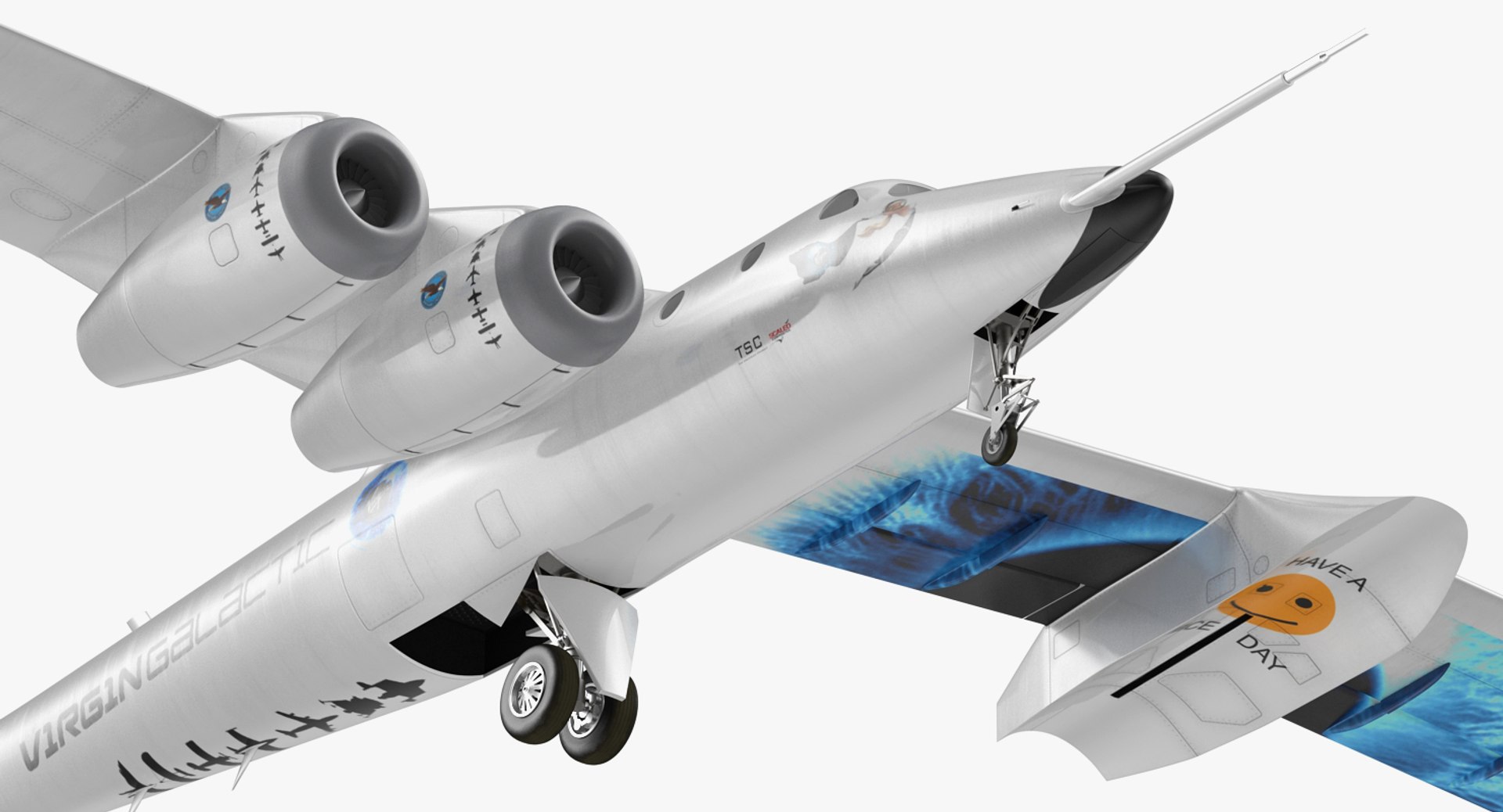 3D Virgin Galactic Launcherone - TurboSquid 1250020
