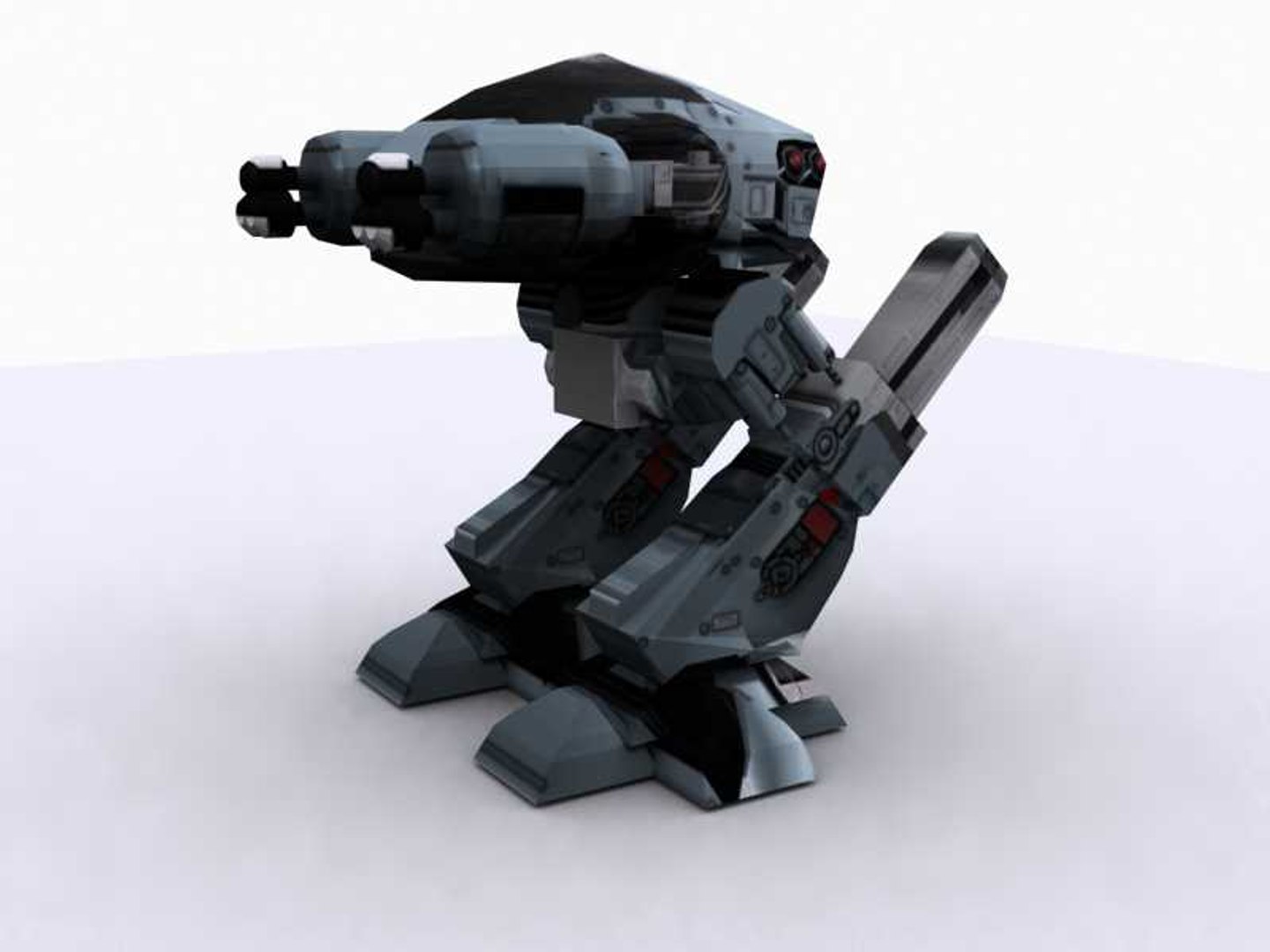 Robocop Ed209 Characters 3d Model