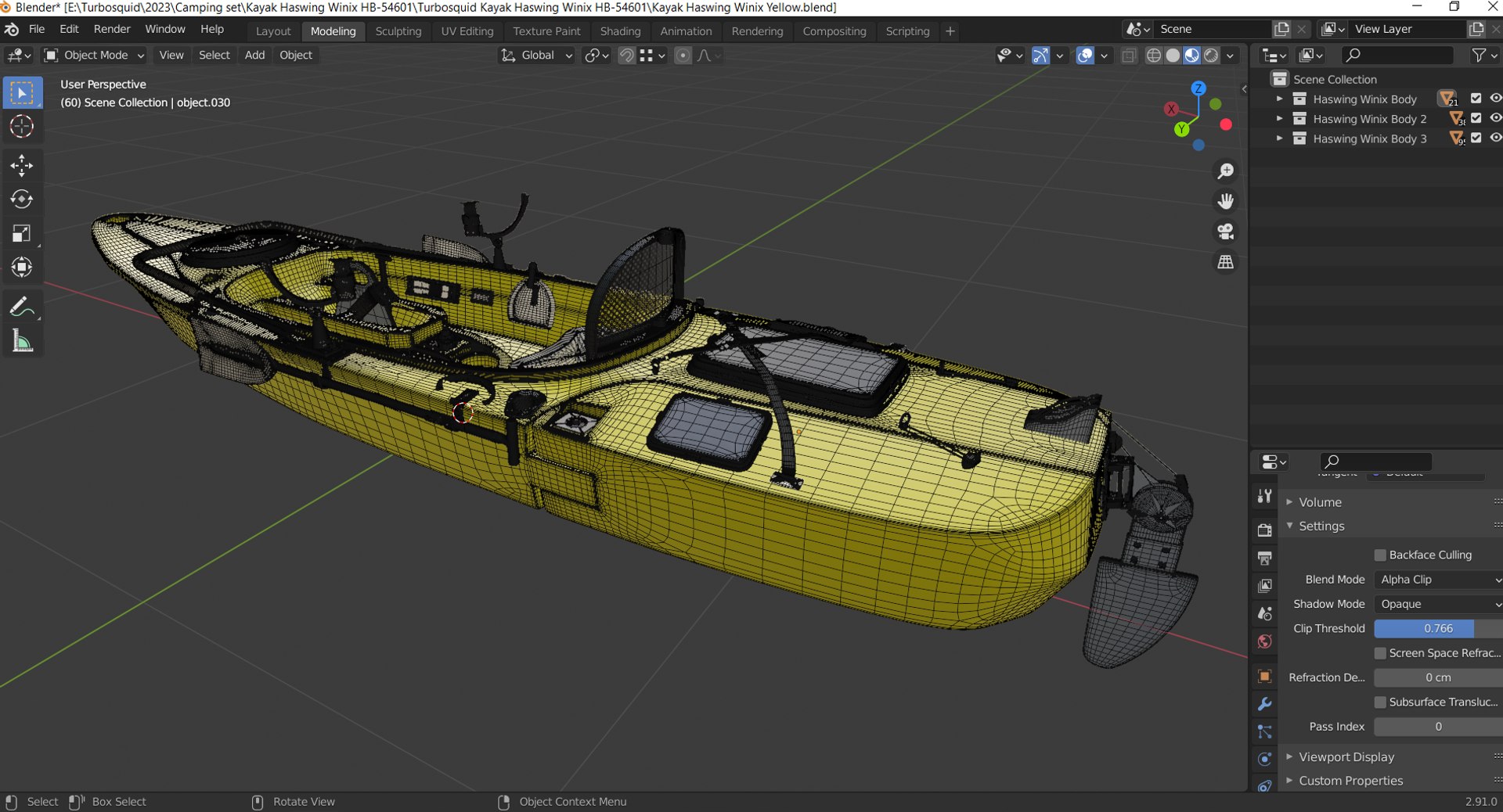 Kayak For Fishing With An Electric Motor Haswing Winix HB-54601 Yellow ...