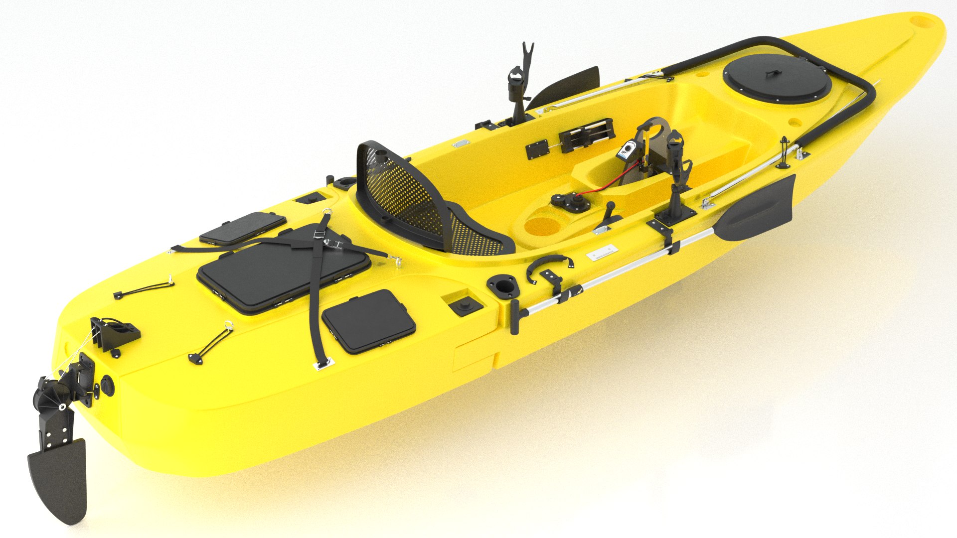 Kayak For Fishing With An Electric Motor Haswing Winix HB-54601 Yellow ...