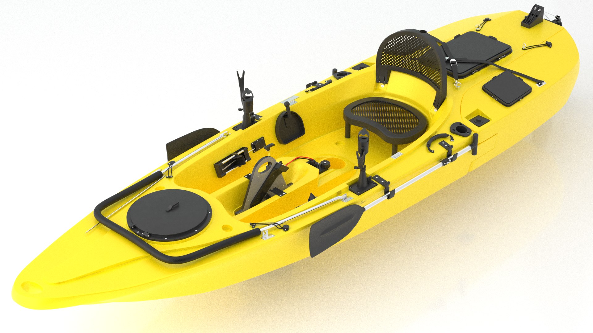 Kayak For Fishing With An Electric Motor Haswing Winix HB-54601 Yellow ...