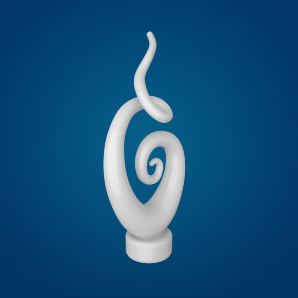 flow sculpture 3d model