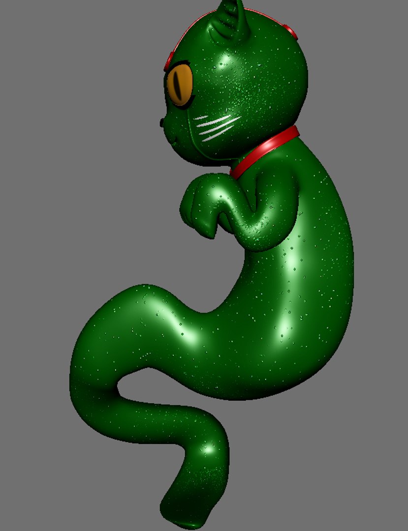 Cartoon toon cat 3D model - TurboSquid 1195622