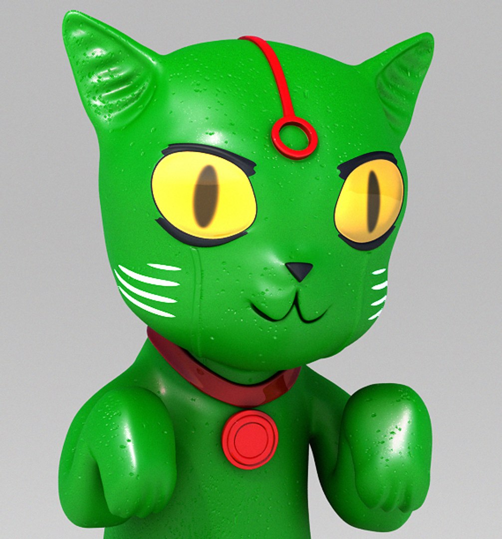 Cartoon toon cat 3D model - TurboSquid 1195622