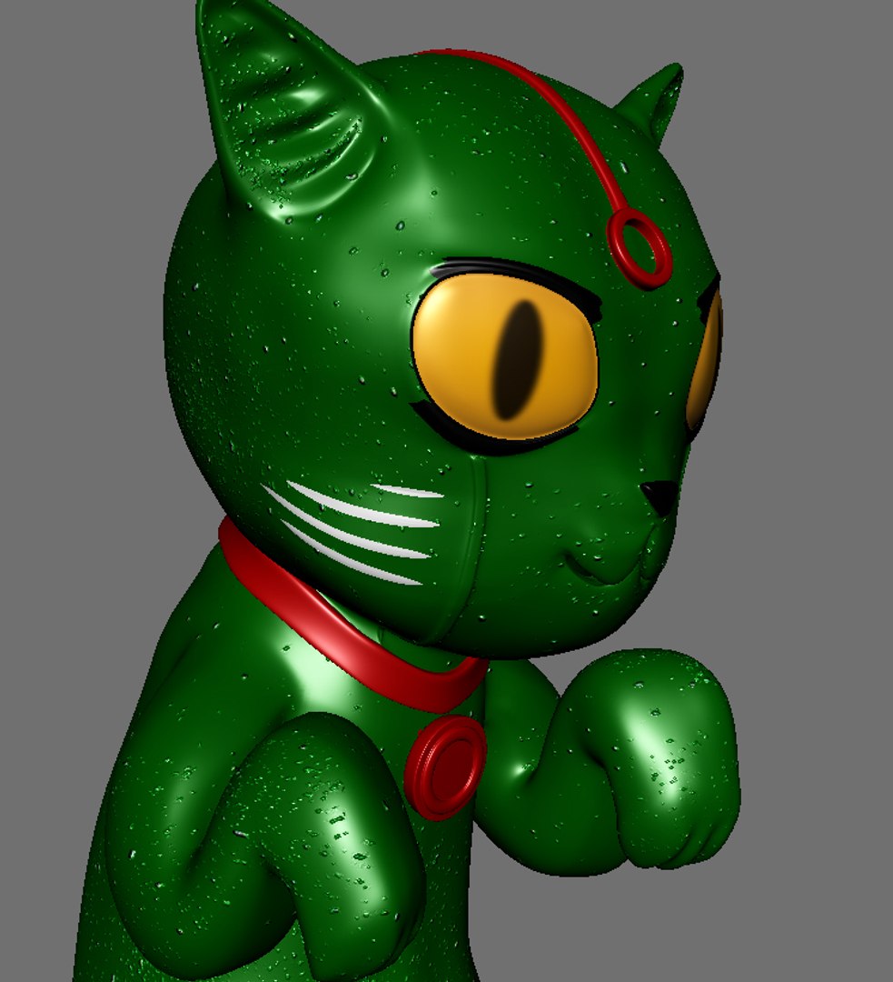 Cartoon toon cat 3D model - TurboSquid 1195622