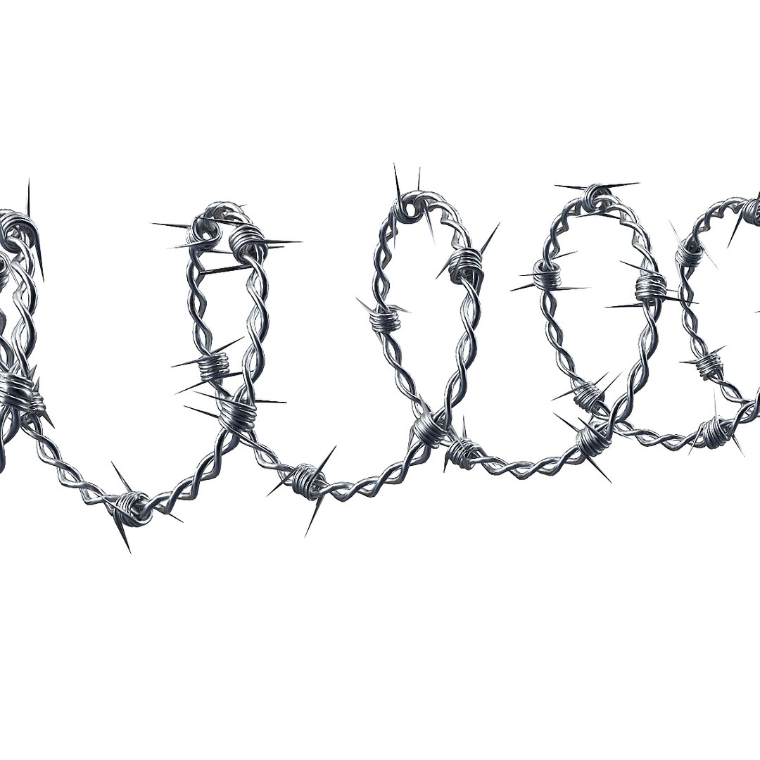 Barbed Wire Model - TurboSquid 1630285