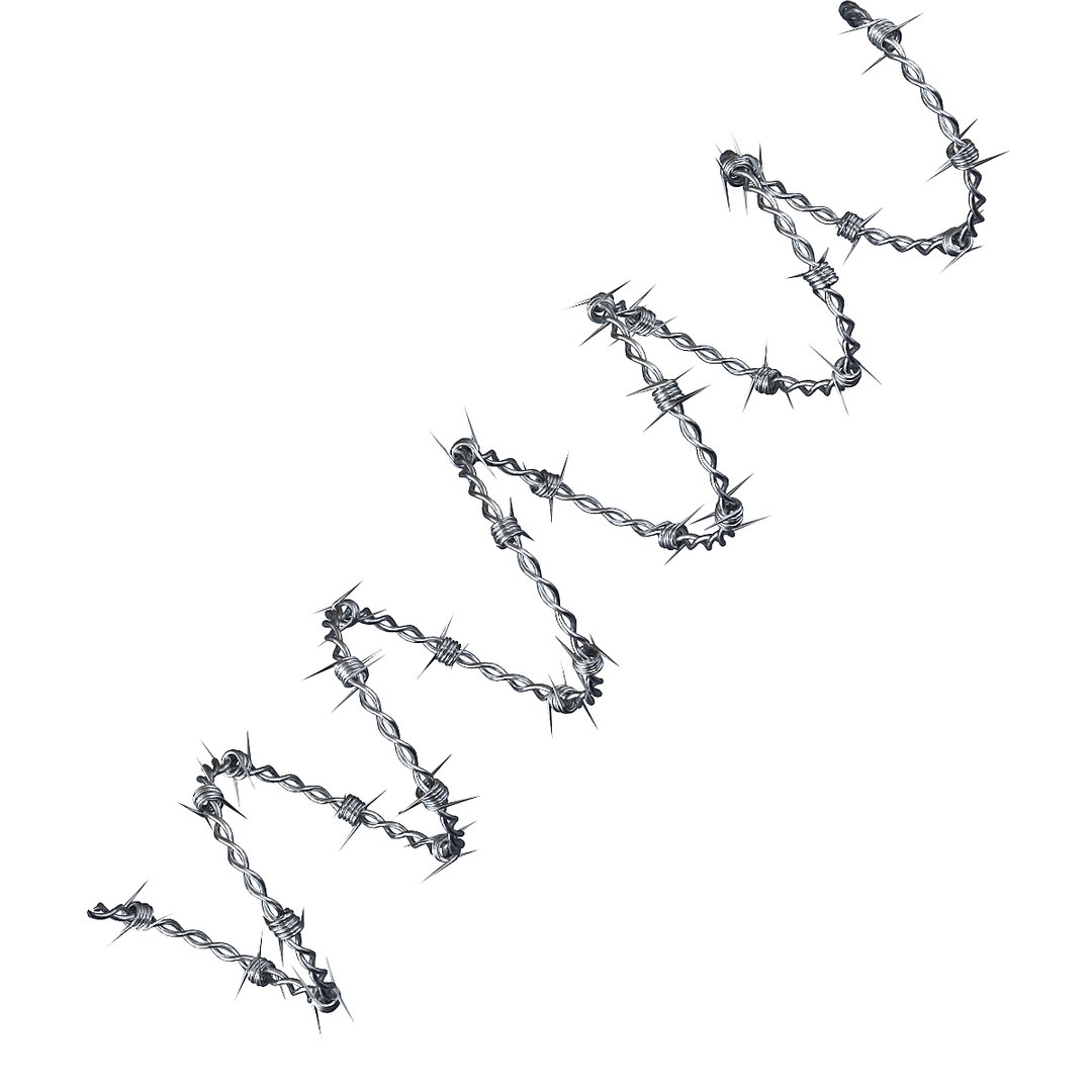 Barbed Wire Model - TurboSquid 1630285
