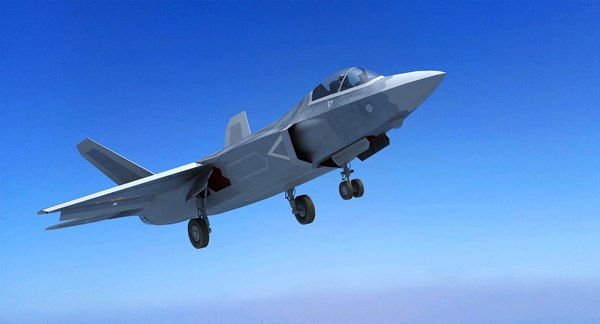 Jet fighter shenyang fc-31 3D model - TurboSquid 1377401