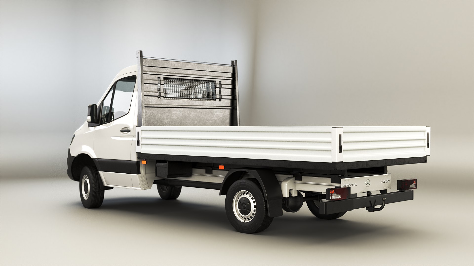 Mercedes Sprinter Pickup Body 4x4 3D Model - TurboSquid 2319224