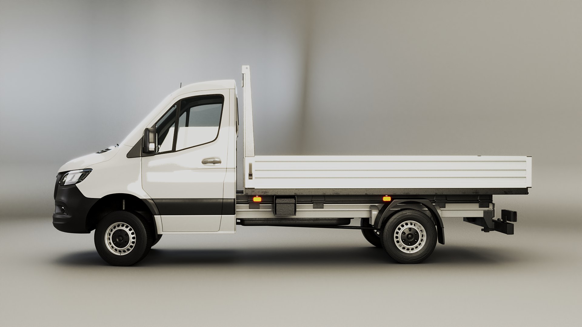 Mercedes Sprinter Pickup Body 4x4 3D Model - TurboSquid 2319224