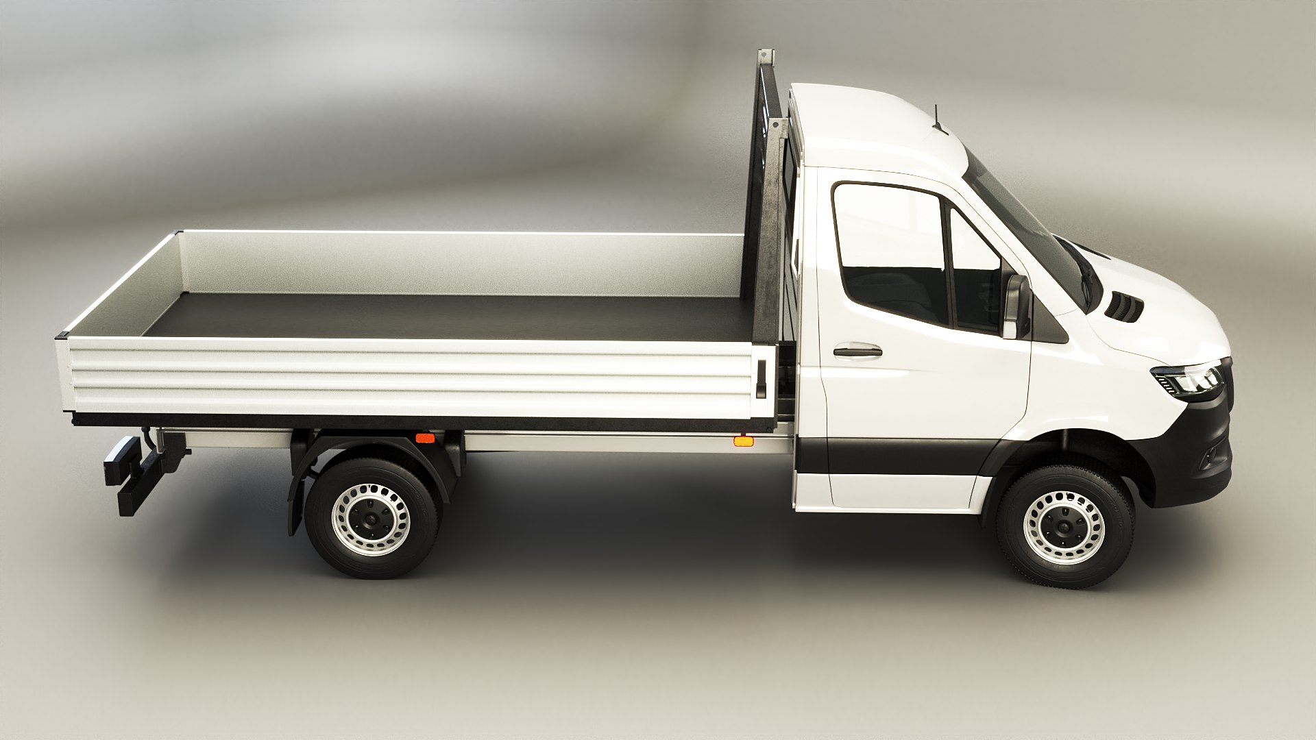Mercedes Sprinter Pickup Body 4x4 3D Model - TurboSquid 2319224