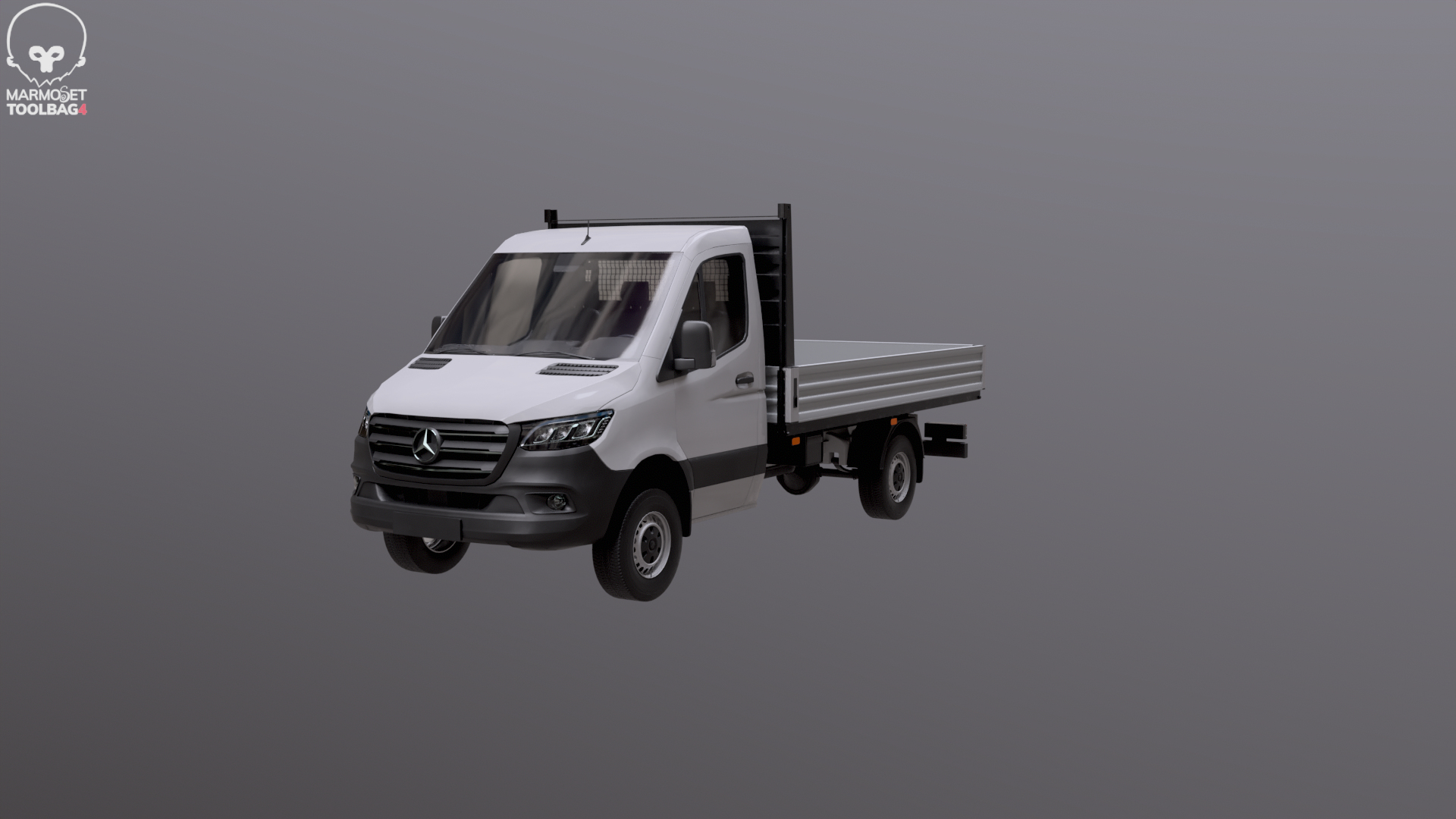 Mercedes Sprinter Pickup Body 4x4 3D Model - TurboSquid 2319224