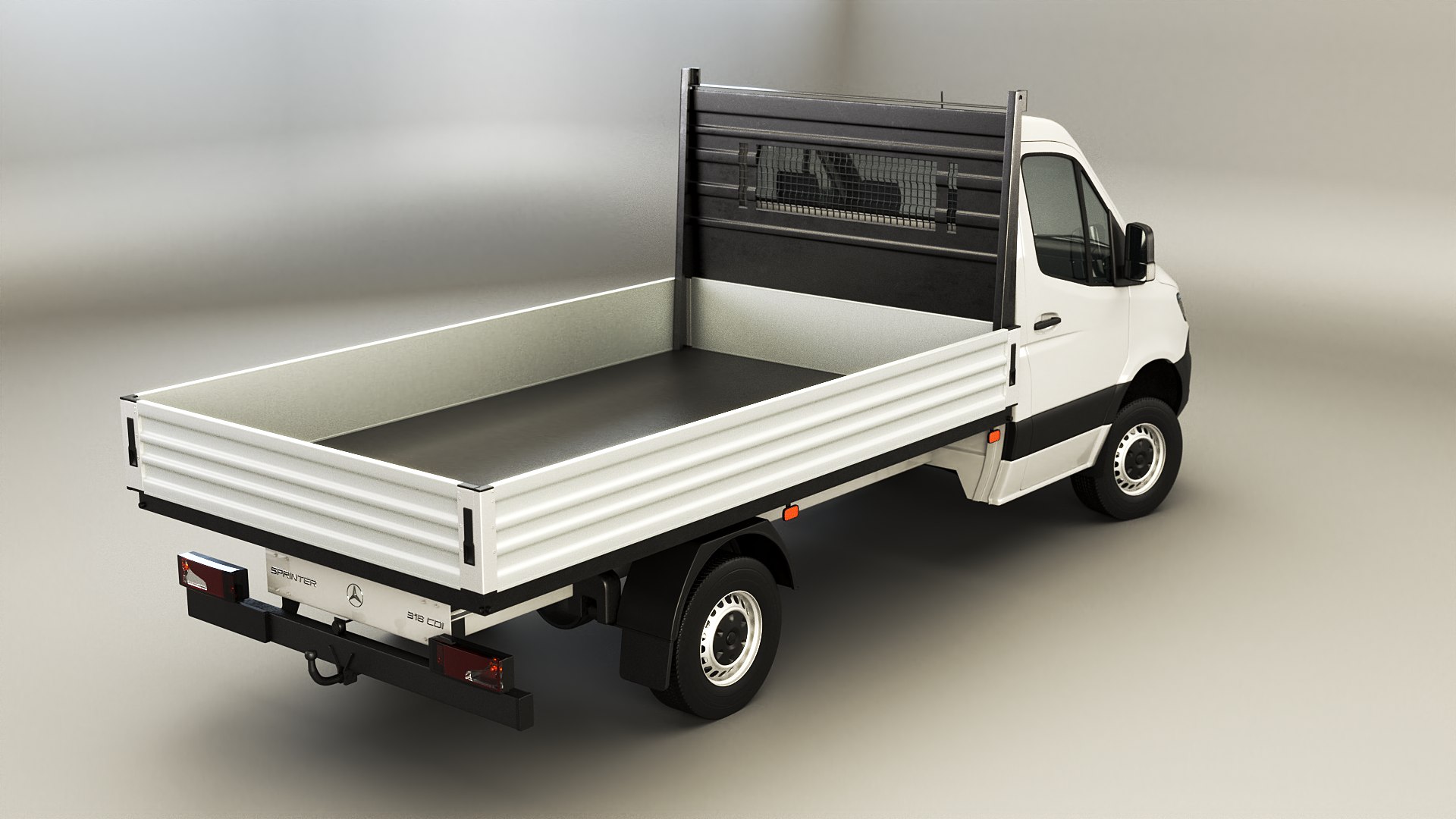 Mercedes Sprinter Pickup Body 4x4 3D Model - TurboSquid 2319224
