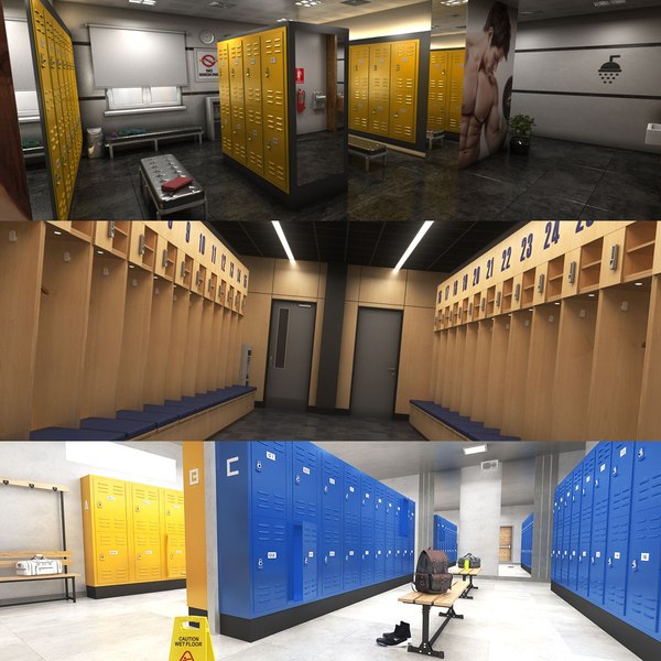 3D Locker-Room Models | TurboSquid
