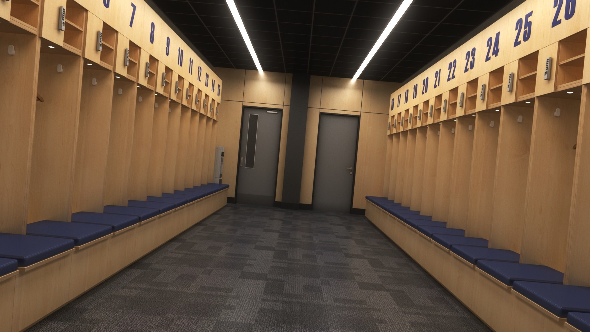 Locker Room Collection 3 in 1 model - TurboSquid 1967120