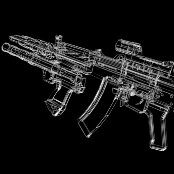 maya aks-74u spetsnaz assault rifle