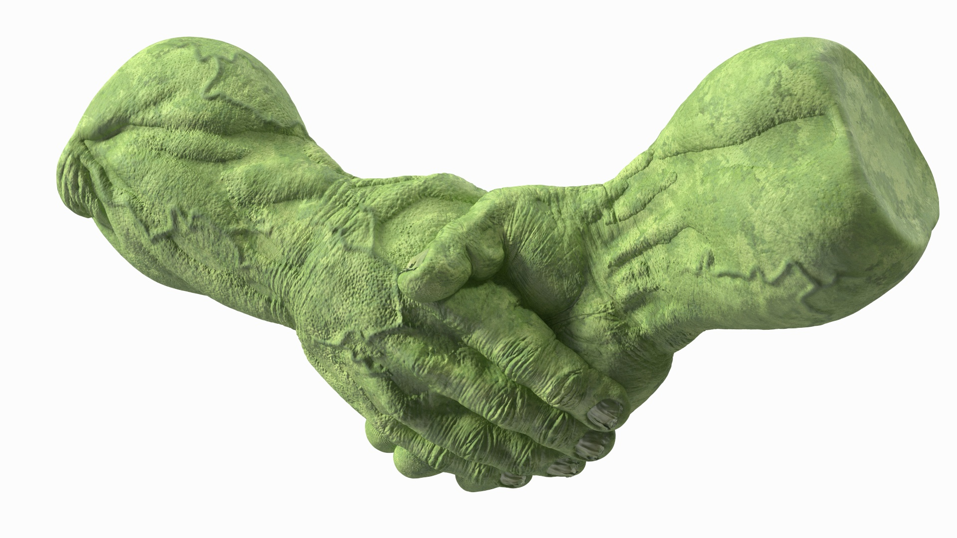 Handshake Hulk Hands 3D - TurboSquid 2114195