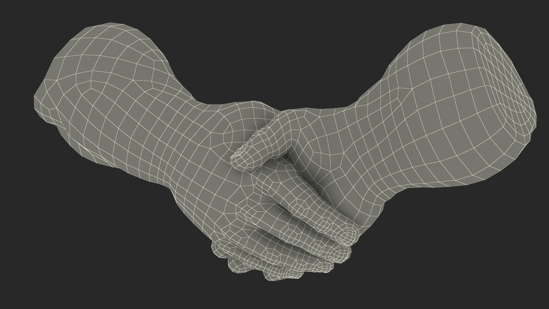 Handshake Hulk Hands 3D - TurboSquid 2114195