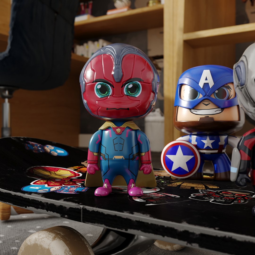 Marvel Characters Interior Design Model - TurboSquid 1878000