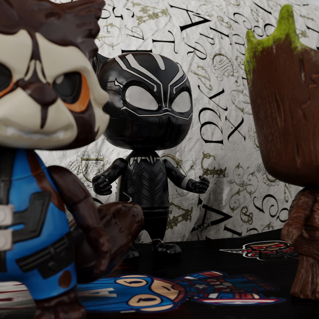 Marvel Characters Interior Design Model - TurboSquid 1878000