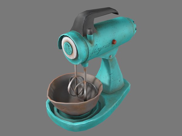 Old mixer 3D model - TurboSquid 1473400