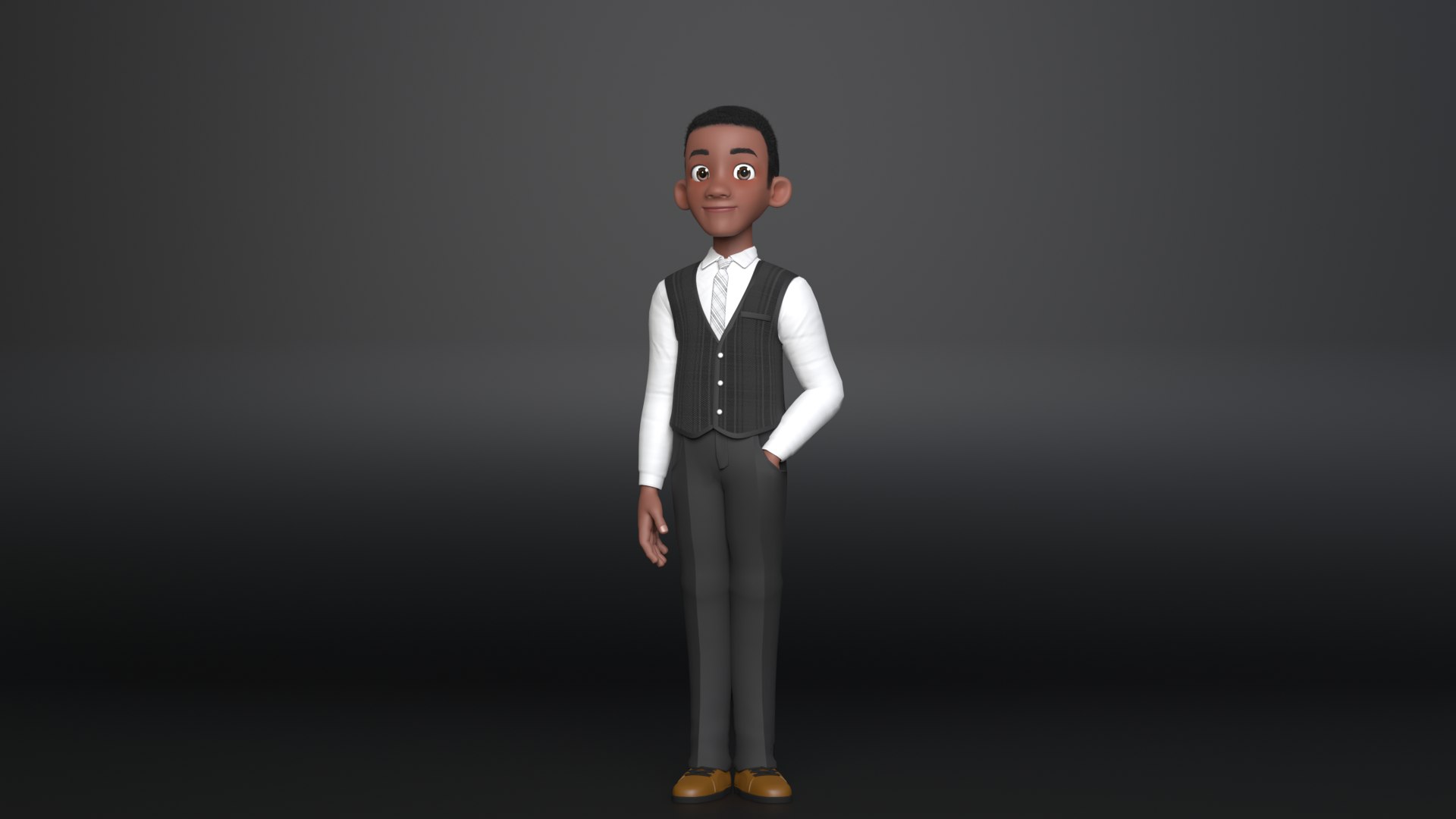 3D Youssef Cartoon Men Character model - TurboSquid 1932449