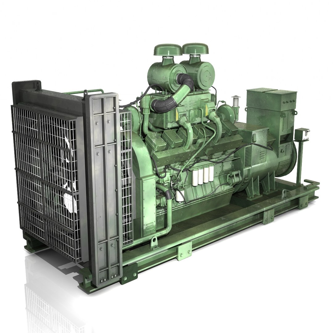3D Diesel Generator - TurboSquid 1178783