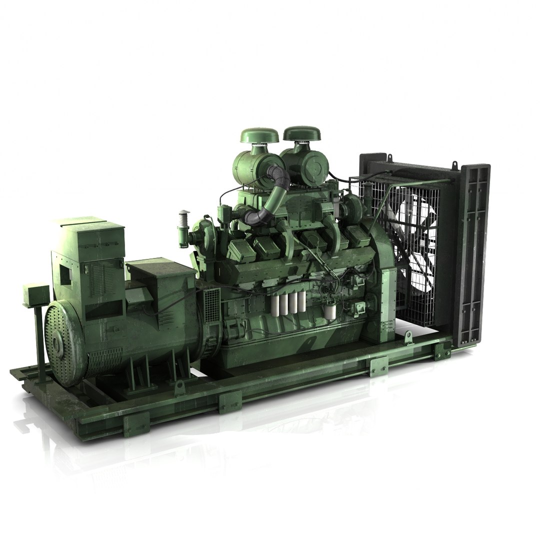 3D Diesel Generator - TurboSquid 1178783