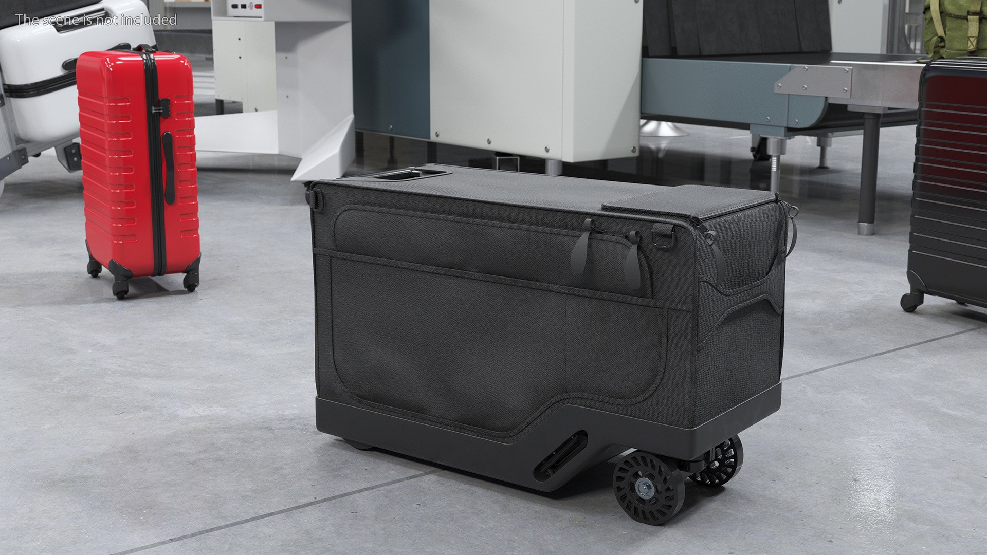 Motorized Rideable Carry On Luggage Rigged 3D - TurboSquid 2195804