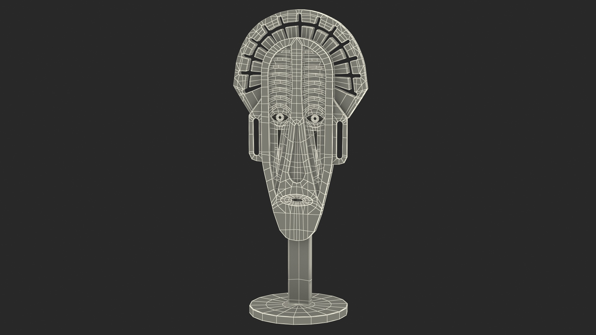 3D Chili Tribe Doll Mask Model - TurboSquid 1595593