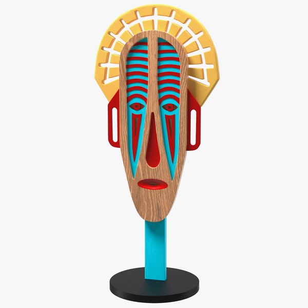 3D chili tribe doll mask model - TurboSquid 1595593