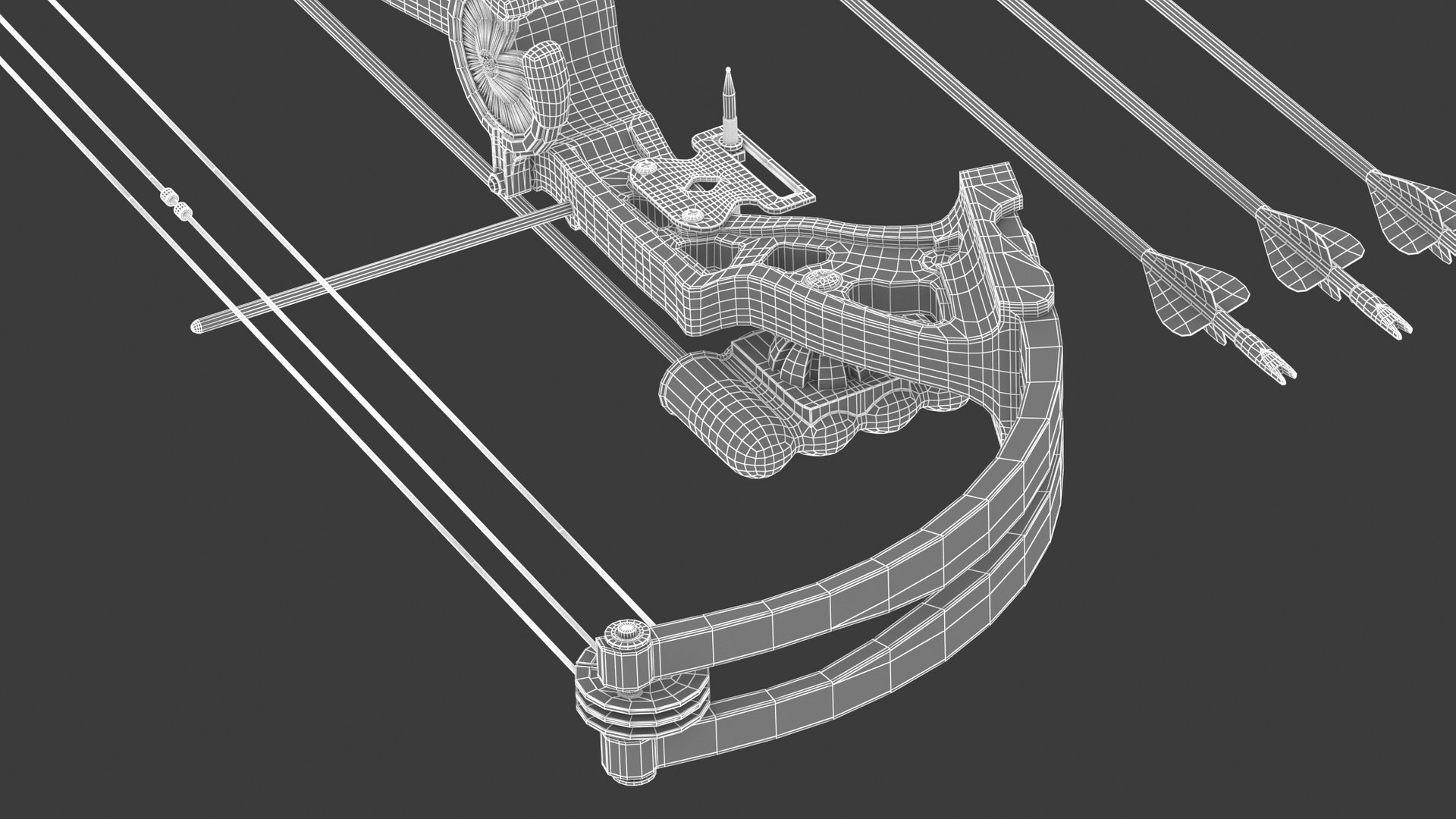 Bow Arrow 3D Model - TurboSquid 1589534
