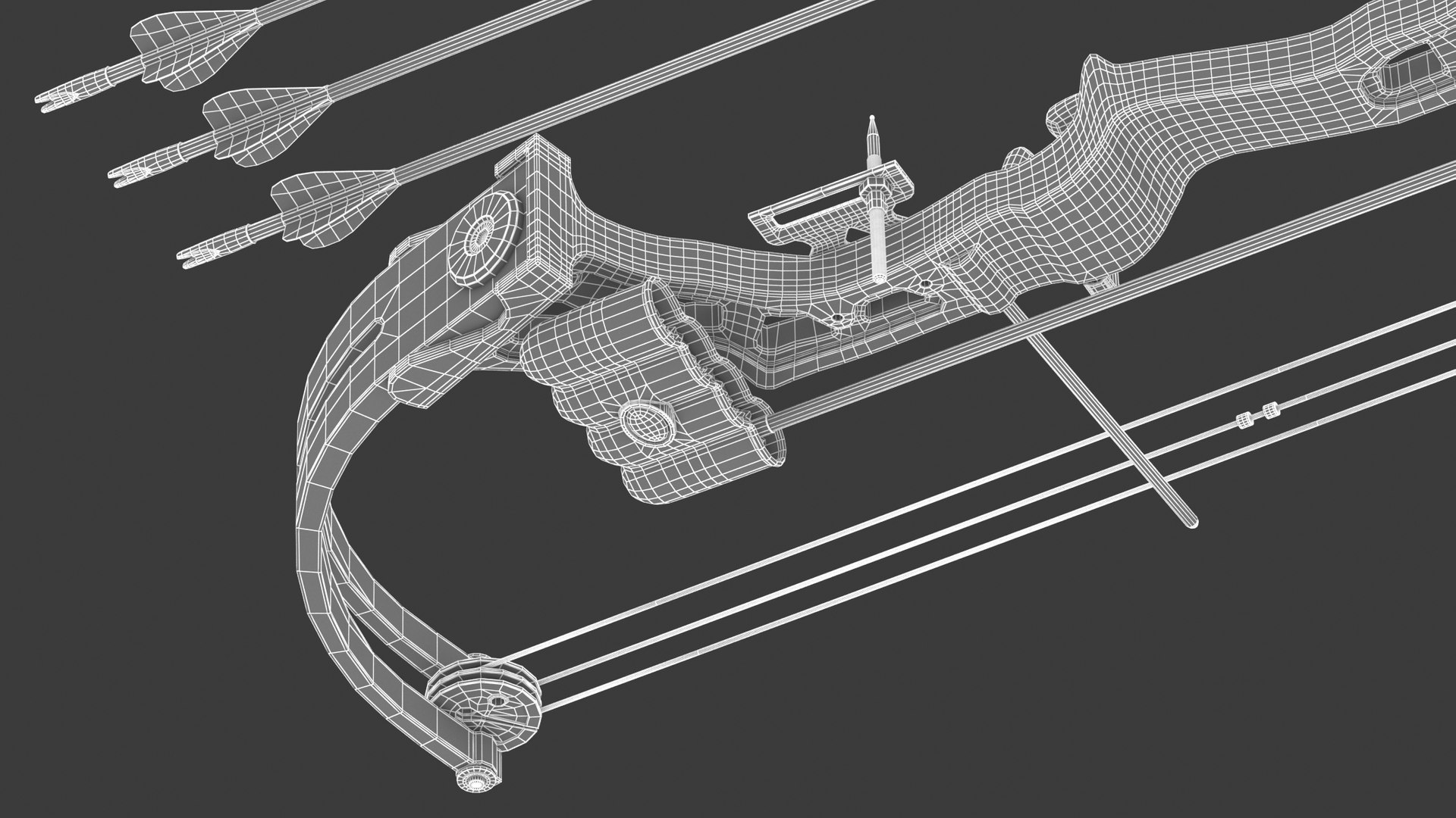 Bow Arrow 3D Model - TurboSquid 1589534