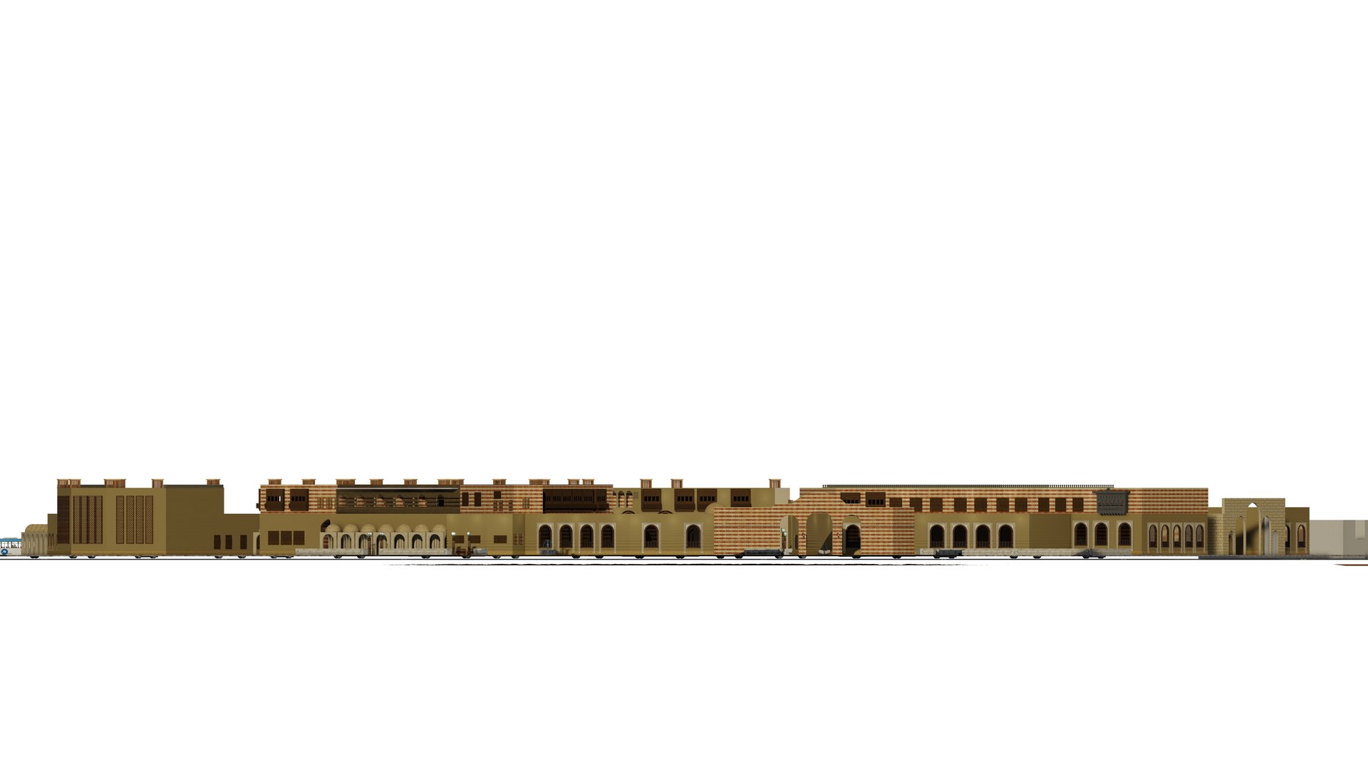 3D Islamic Cultural Center Model - TurboSquid 2267459