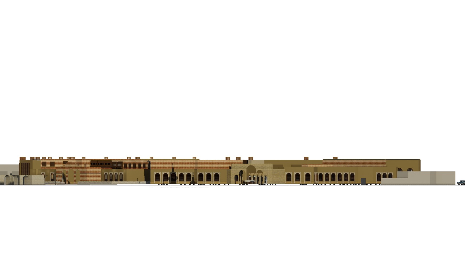 3D Islamic Cultural Center Model - TurboSquid 2267459