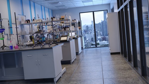 3D Laboratory Double - TurboSquid 1780801