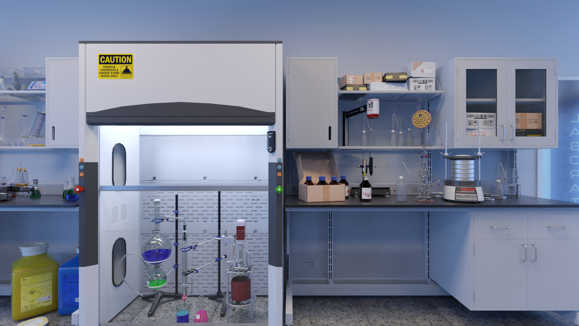 3D Laboratory Double - TurboSquid 1780801