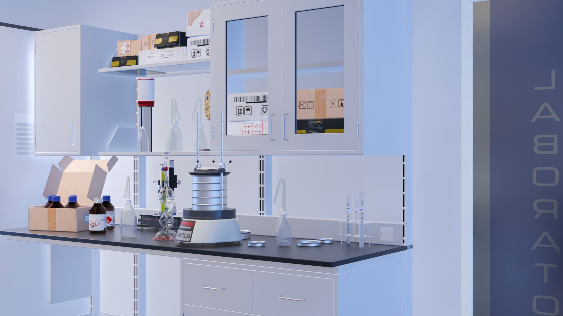 3D Laboratory Double - TurboSquid 1780801